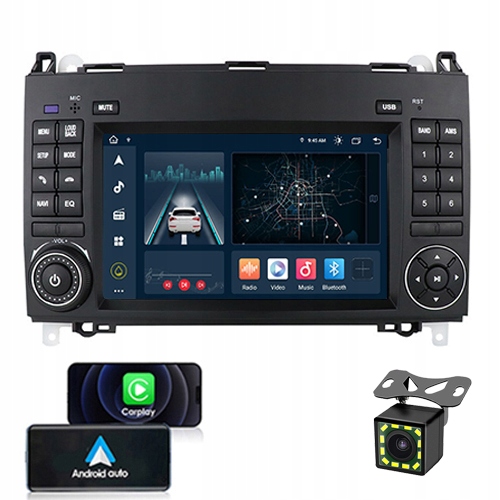 RADIO ANDROID GPS BT Mercedes Benz B200 W169 W245 - 13229739683 - oficjalne archiwum Allegro