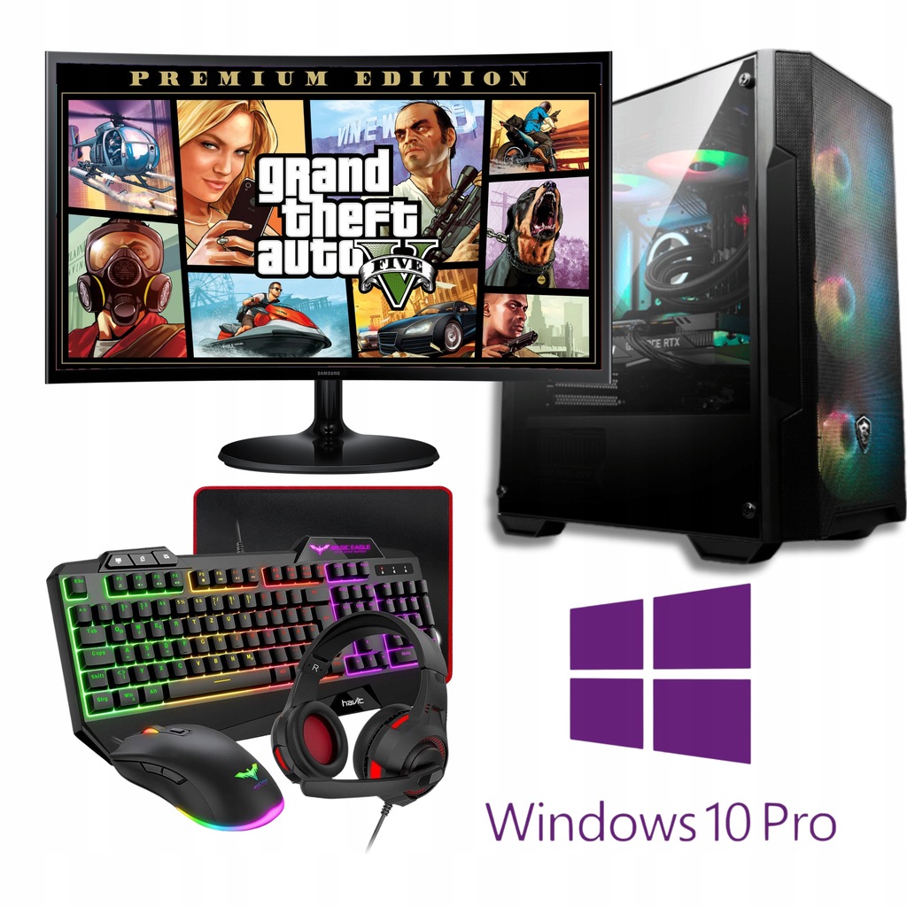 Komputer I7 RTX 3060 64RAM 1TBSSD Zestaw Gamingowy - 13415887032 ...