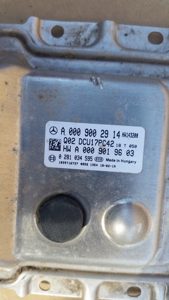 SPRINTER 906 LIFT STEROWNIK ADBLUE A0009002914 - 12626169104 - oficjalne archiwum Allegro