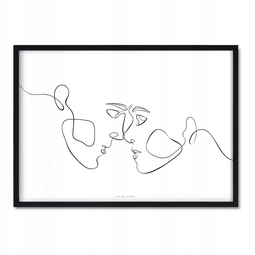 Twarze Plakat 30x40 Grafika Linie Nowoczesny Obraz - 13680413931 ...