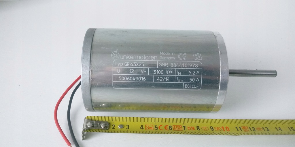 Silnik GR63x25 Dunkermotoren 12V DC - 12630739886 - oficjalne archiwum ...