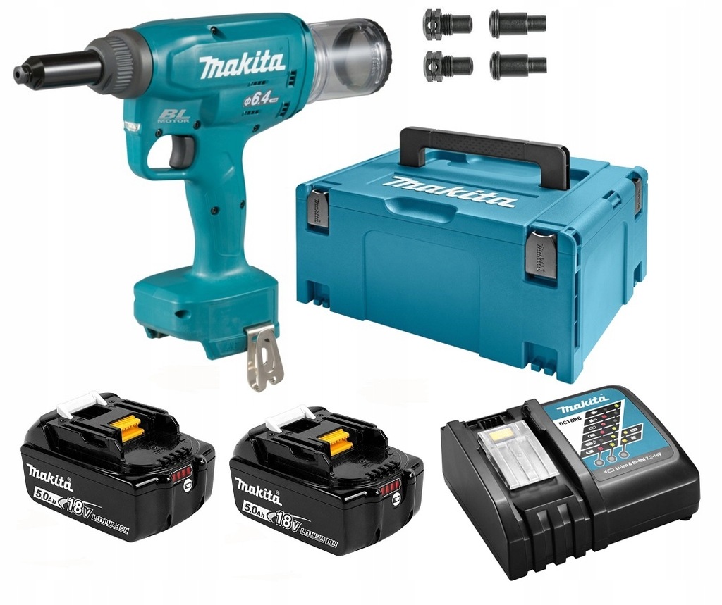 NITOWNICA AKUMULATOROWA MAKITA DRV250 2x5,0 Ah 18V - 8739899648 ...