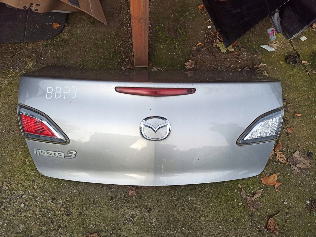 MAZDA 3 II BL BBP3 1.6CD SEDAN 2009 3D KLAPA TYLNA TYŁ BAGAŻNIKA ...