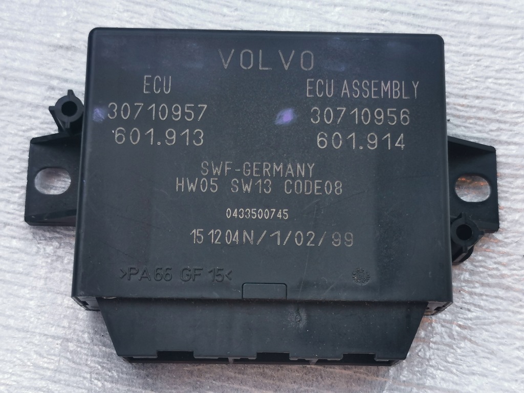 MODUŁ STEROWNIK PARKOWANIA PDC VOLVO S60 V70 XC90 - 12845889076 ...