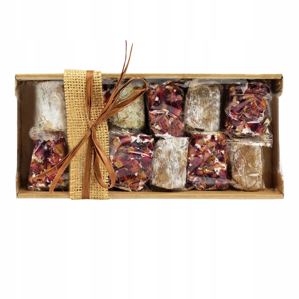 ZESTAW PREZENTOWY Malban Nugat SŁODYCZE 305g MIX9 - 12378715965 ...