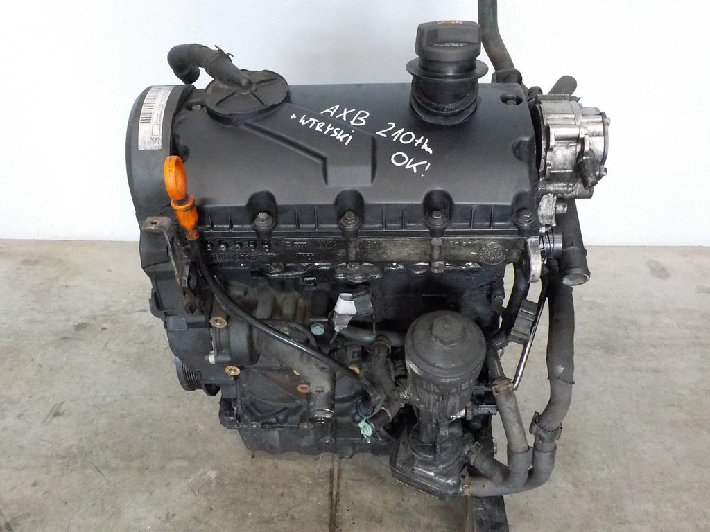 VW T5 1.9 TDI SILNIK AXB AXC + WTRYSKI SPRAWDZONY - 7225247025 ...
