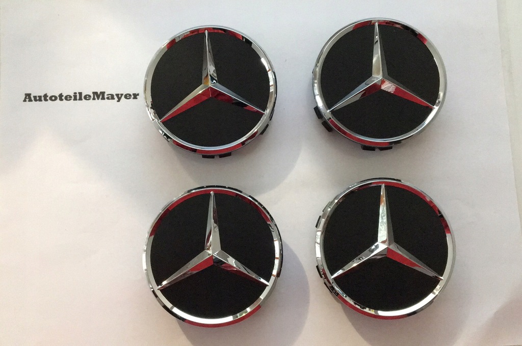 NOWE ORYGINALNE DEKLE KAPSLE MERCEDES AMG 75MM - 13340721644 ...