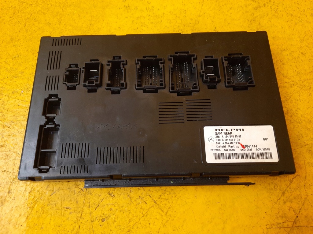 MERCEDES ML W164 MODUŁ STEROWNIK SAM A1645402562 - 12514536011 ...