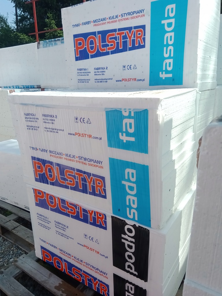 Styropian Polstyr fasadowy 040 - 20 cm DOBRA CENA - 12064552248 - oficjalne archiwum Allegro
