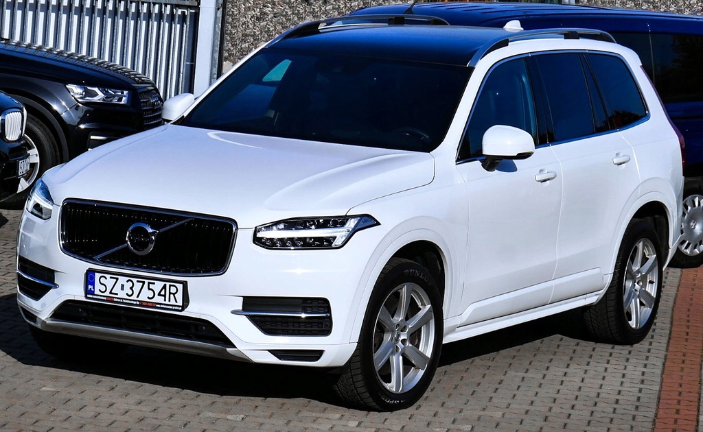 Volvo XC90 T6 310 koni Model 2019 Pneumatyka Biały Metalic Europa ACC ...