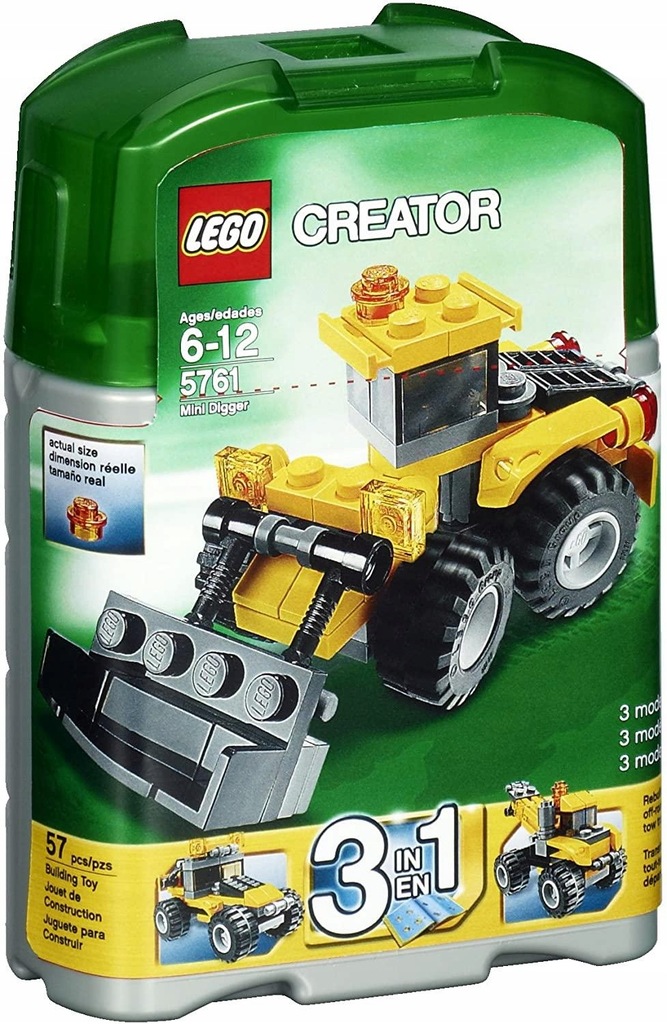 LEGO 5761 Creator - Buldożer - używany kompletny - 11314378839 ...