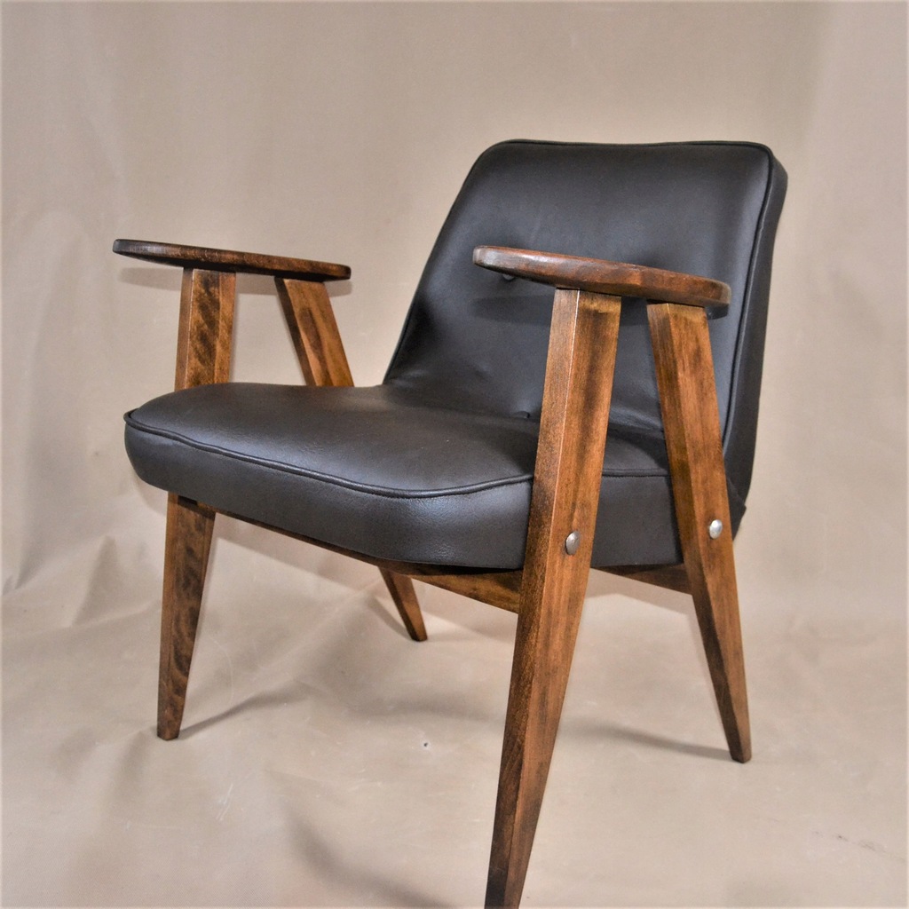 Fotel Chierowskiego skóra design PRL po renowacji - 7798062798 ... Fotel Chierowskiego skóra design PRL po renowacji - 7798062798 ...