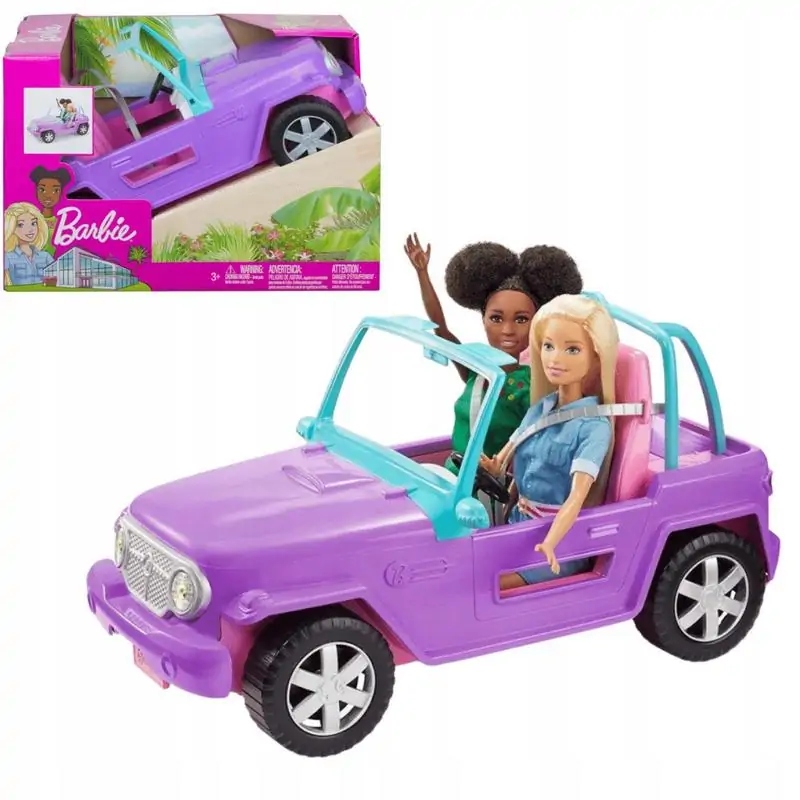 Barbie plażowy Jeep Barbie GMT46 /1 - 12256722617 - oficjalne archiwum ...