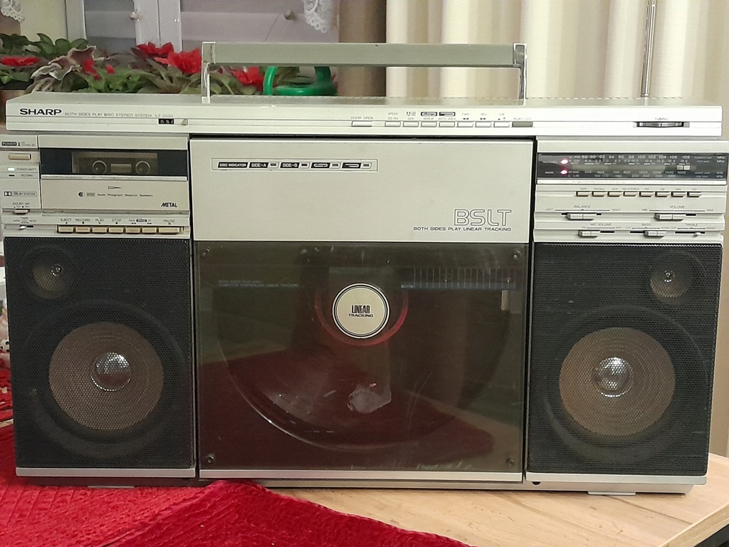 Sharp VZ 2500 radioodtwarzacz Tape Phono Boombox Warszawa - 14952386940 ...