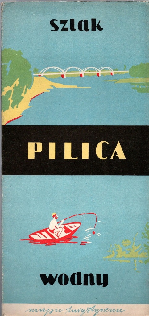 Szlak wodny Pilica Mapa turystyczna - 13359250547 - oficjalne archiwum ...