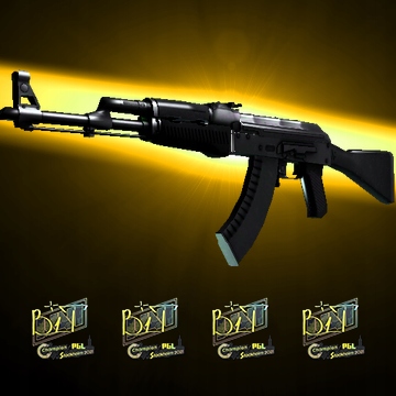 AK-47 SLATE CZERŃ NAKLEJKI HOLO MW 4/5 CSGO UNIKAT - 12117012735 ...