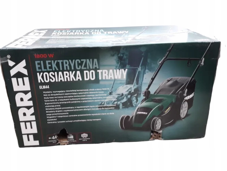 KOSIARKA ELEKTRYCZNA 1800W FERREX GML44 KOMPLET - 12455897617 ...