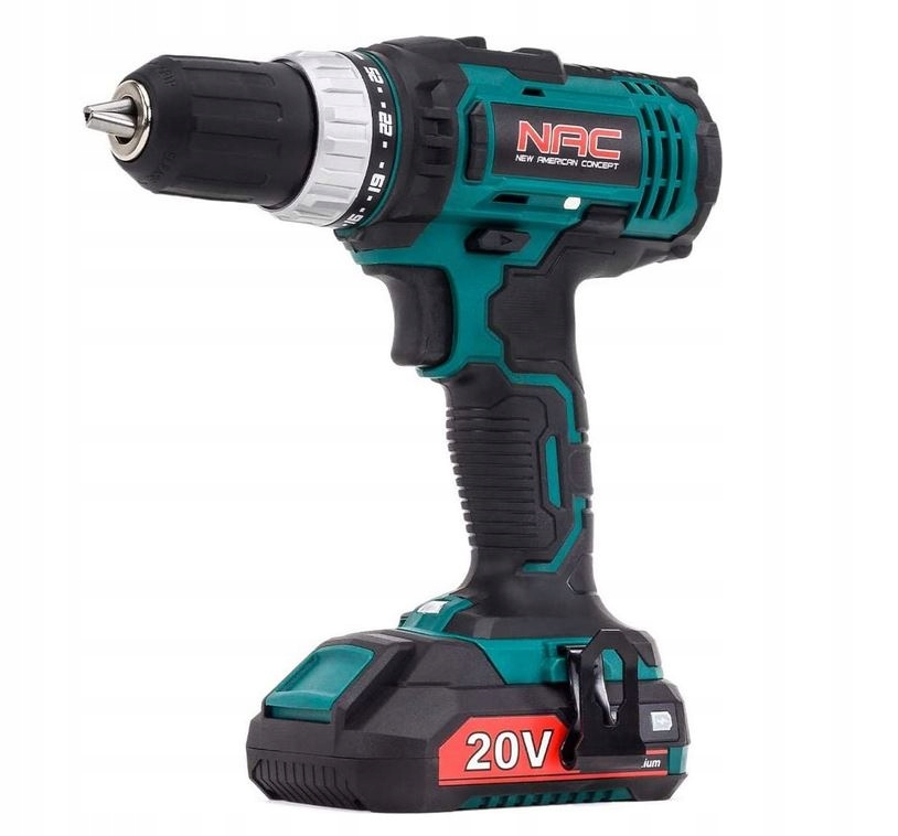 Wkrętarka akumulatorowa NAC CDB1-LI-20V 20 V - 12981107261 - oficjalne archiwum Allegro