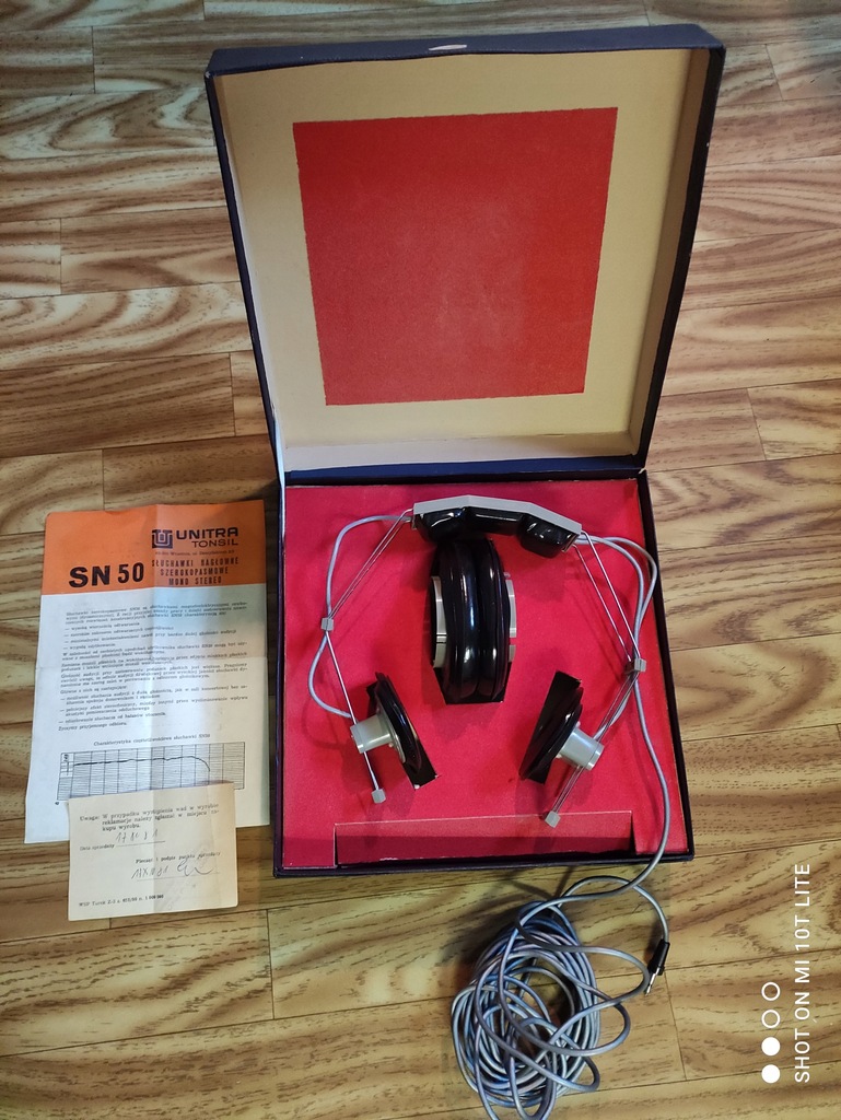 Słuchawki Unitra Tonsil SN-50 - 12788416104 - oficjalne archiwum Allegro