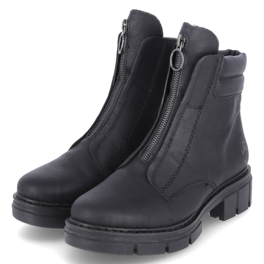 RIEKER DAMSKIE BOTKI CZARNE KLASYCZNE 42 SMA - 12619611634 - oficjalne ...