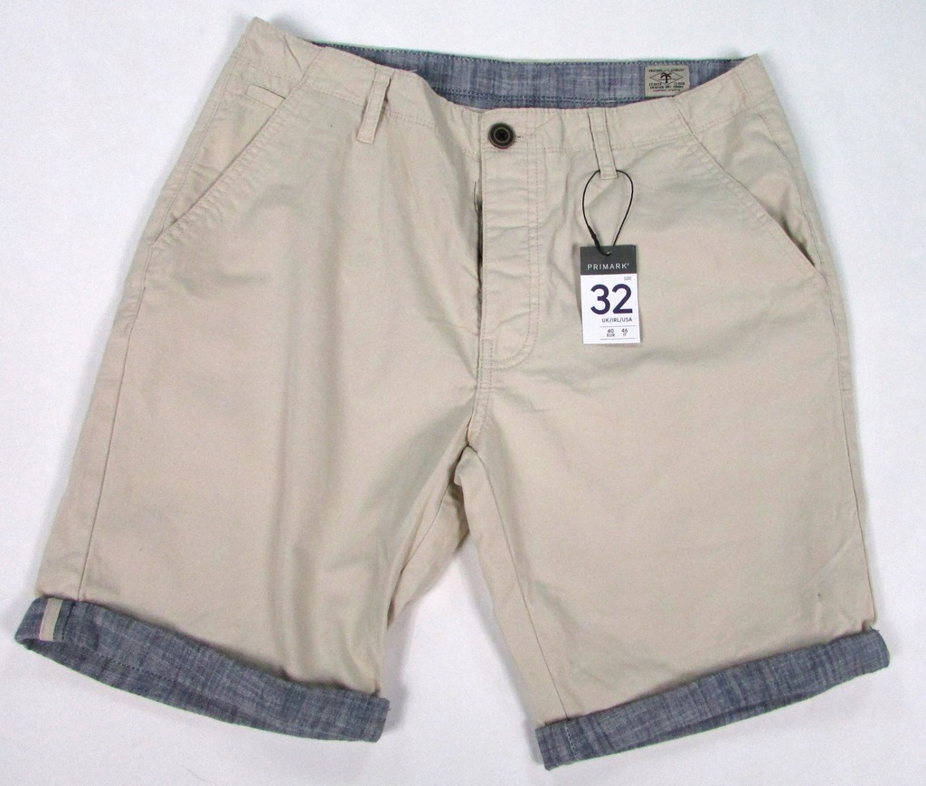 ** PRIMARK **__M__Modne spodenki CHINO_NOWE - 12802939459 - oficjalne archiwum Allegro