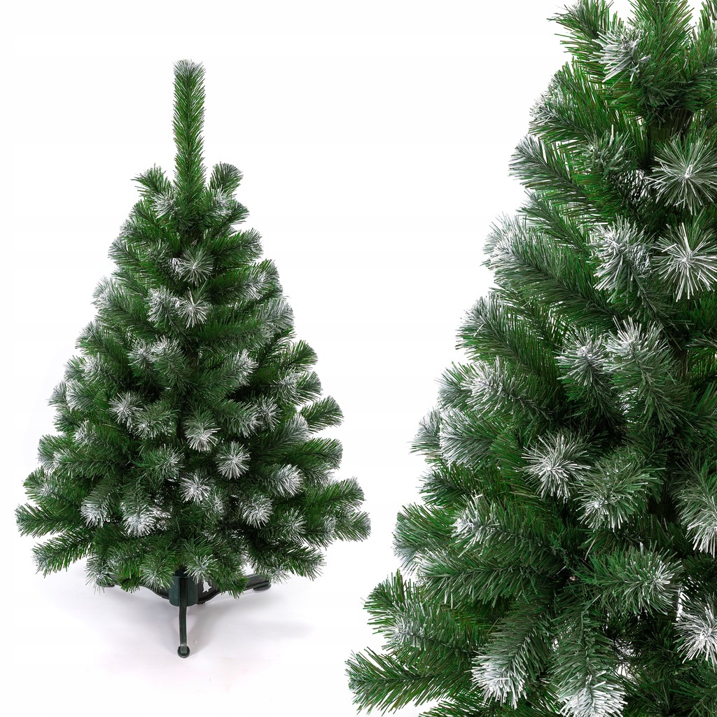 Choinka sztuczna Jodła 100 cm ośnieżona 1m choinki - 12888871004 ...