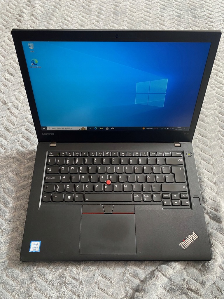 Lenovo Thinkpad T470 i5 6th gen 8 GB / 256 GB - 13737574715 - oficjalne archiwum Allegro