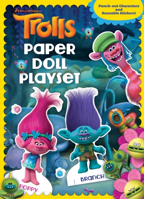 Trolls Paper Doll Playset group work - 11098261630 - oficjalne archiwum Allegro
