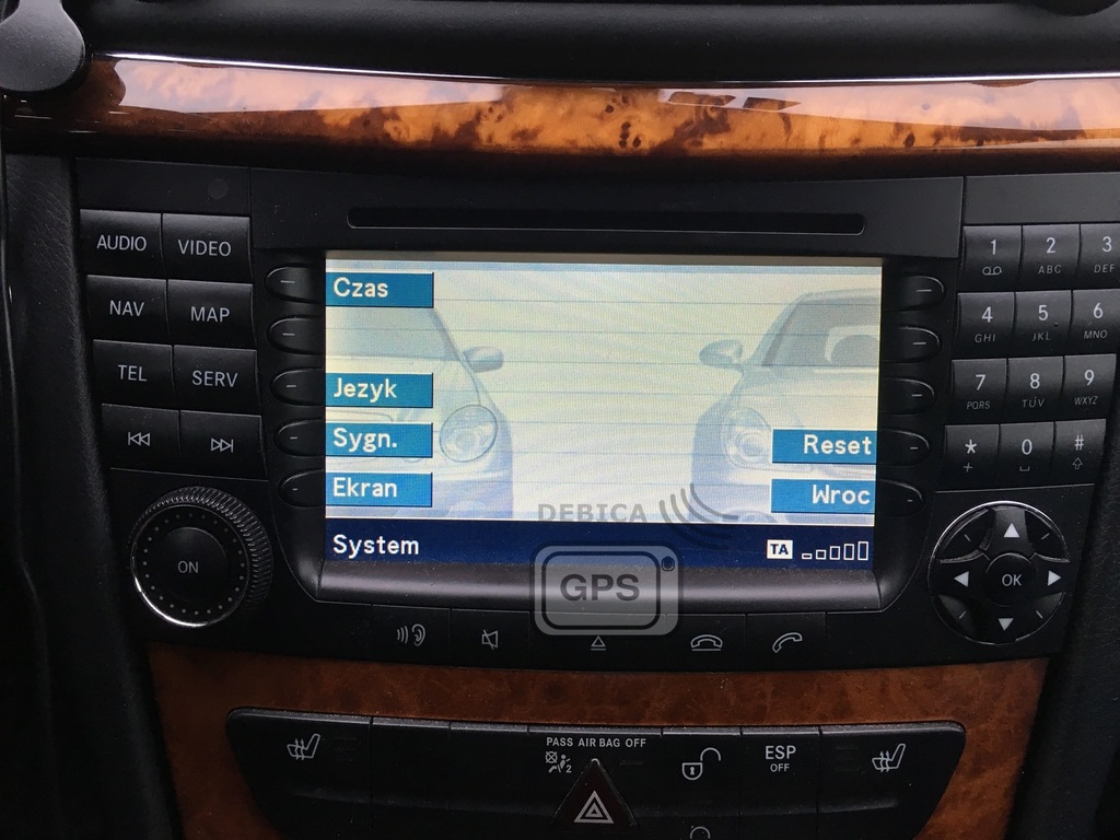 Polskie Menu Mercedes NTG1 E W211 CLS W219 MapaV19 - 12174027428 ...