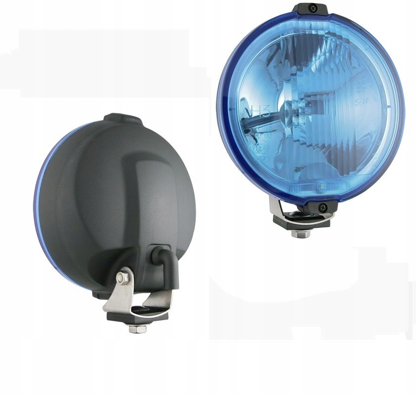 Drogowy reflektor halogenowy błękitny 24V HOS2 - 11362629816 ...