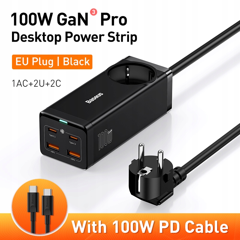 Baseus 100W GaN3 Pro Desktop Charger Power Strip - 13270108482 ... Baseus 100W GaN3 Pro Desktop Charger Power Strip - 13270108482 ...