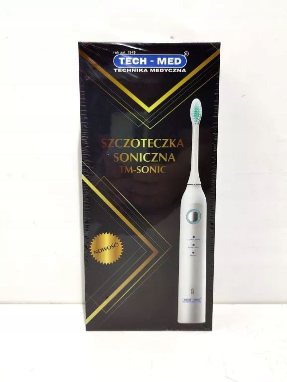 SZCZOTECZKA SONICZNA TM-SONIC TECH-MED BIAŁA - 14143227186 - oficjalne ...