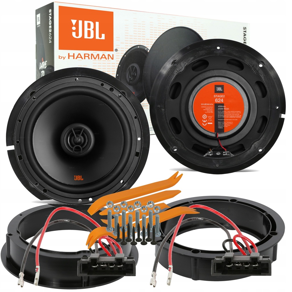 JBL STAGE2 624 GŁOŚNIKI VW PASSAT B6 B7 EOS DYSTAN - 11819630542 ...