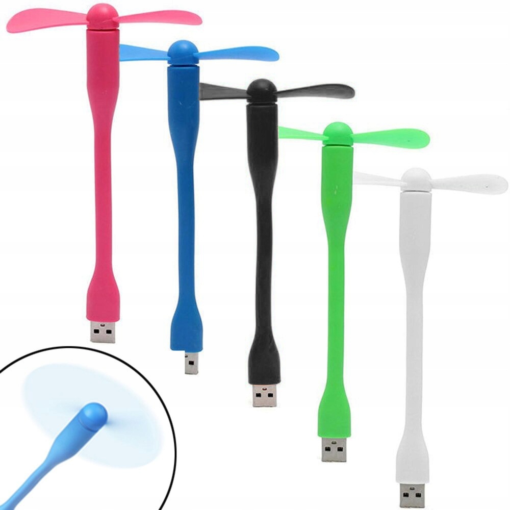 WIATRACZEK SILIKONOWY USB WENTYLATOR WIATRAK - 10433663393 - oficjalne ...