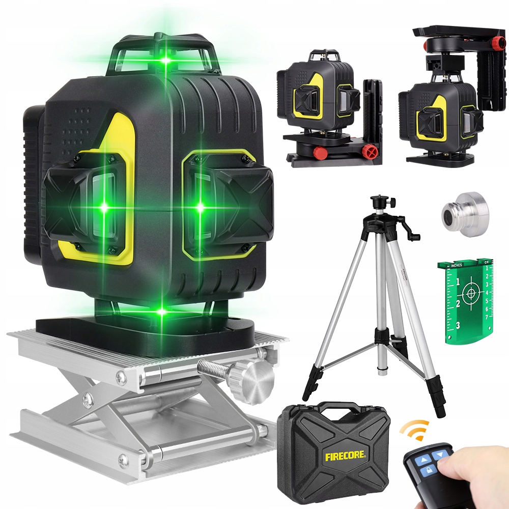 FIRECORE 16-LINE 360 LASER LEVEL WITH 1.5M TRIPOD - 13371803934 ...