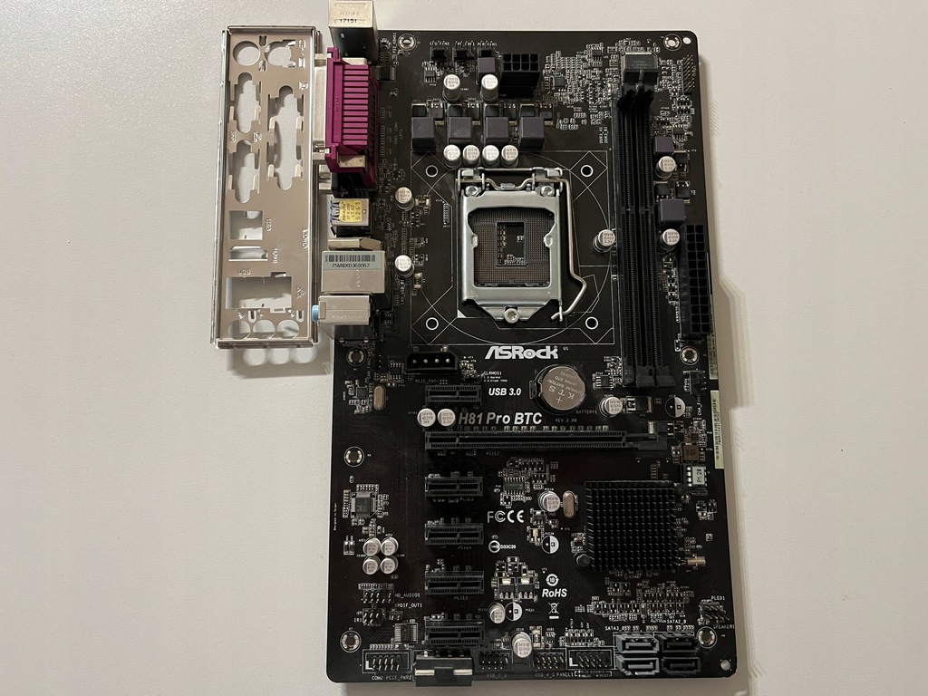 Płyta główna ASRock H81 Pro BTC ATX 1150 + maskown - 12862101403 ...