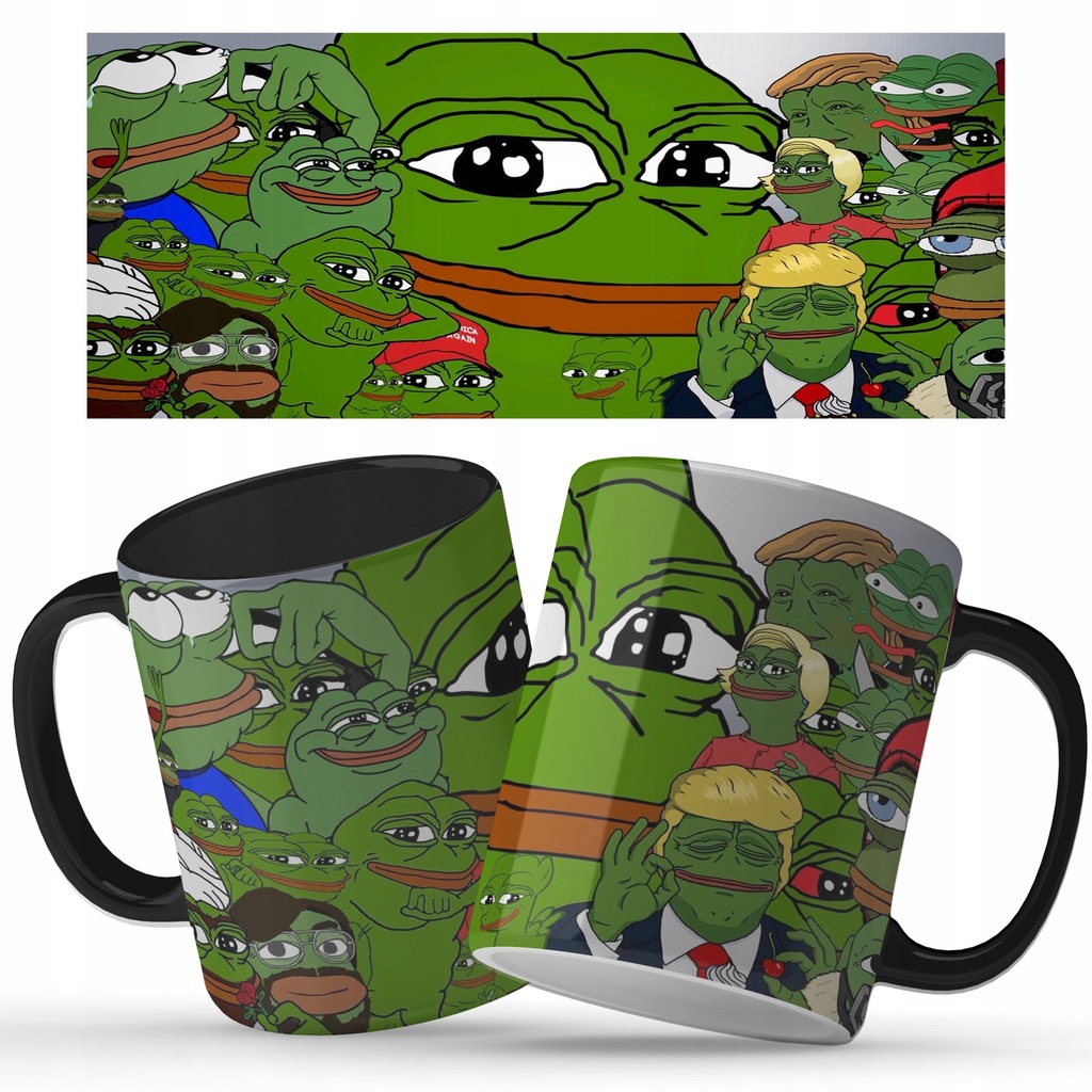 Kubek Czarny Na Prezent Memy KACZYŃSKI TUSK Wz - 12697099377 ...