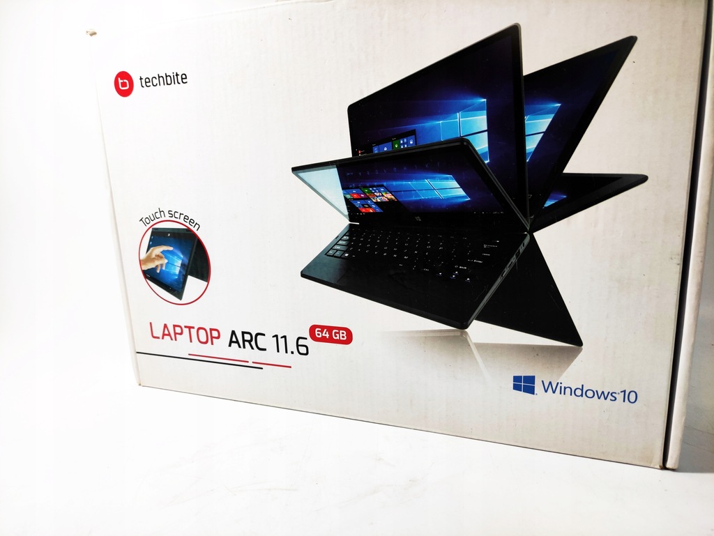 Laptop TECHBITE Arc 11.6 / 4 GB / 64 GB czarny - 12551160402 - oficjalne archiwum Allegro