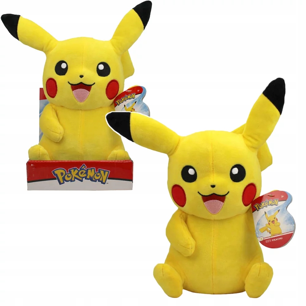 DUŻA MASKOTKA PIKACHU POKEMON 30CM ORYGINALNA - 13731461561 - oficjalne ...