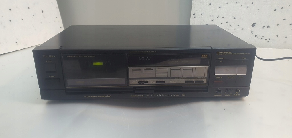 Magnetofon kasetowy TEAC V-770 czarny - 14932666999 - oficjalne ...