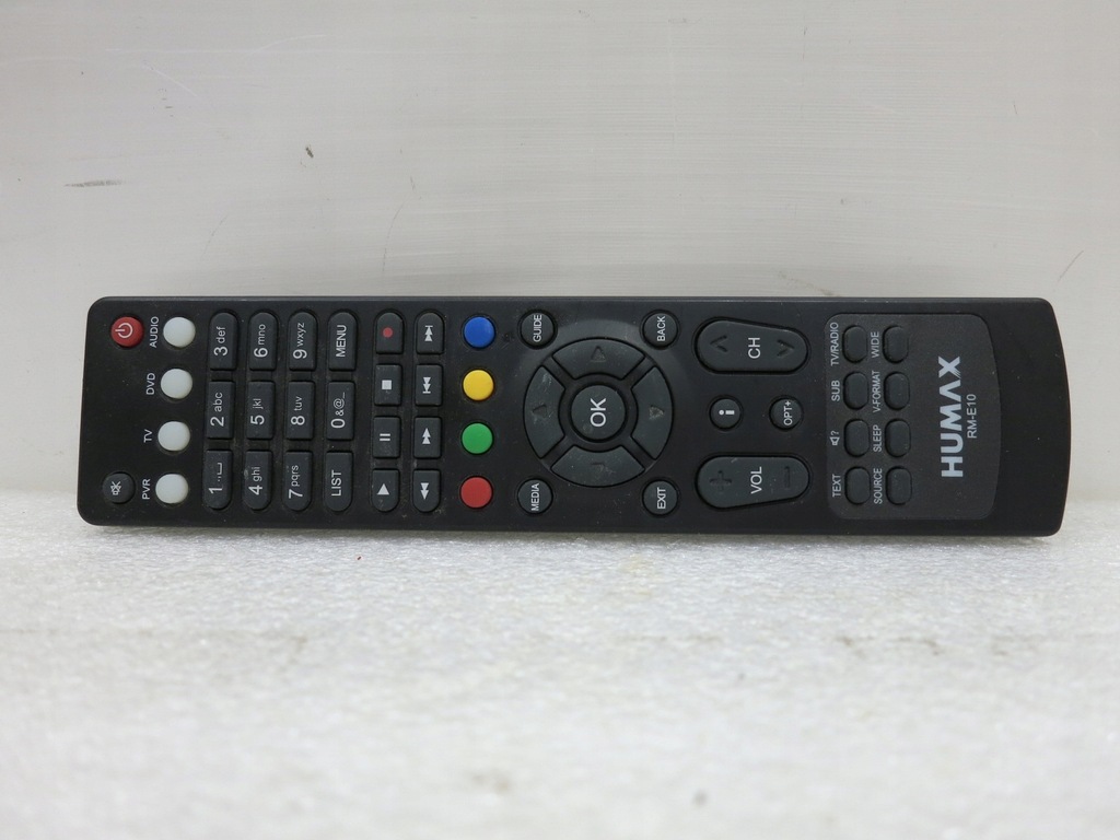 Pilot oryginalny Humax RM-E10 PVR,TV,DVD - 12594154421 - oficjalne ...
