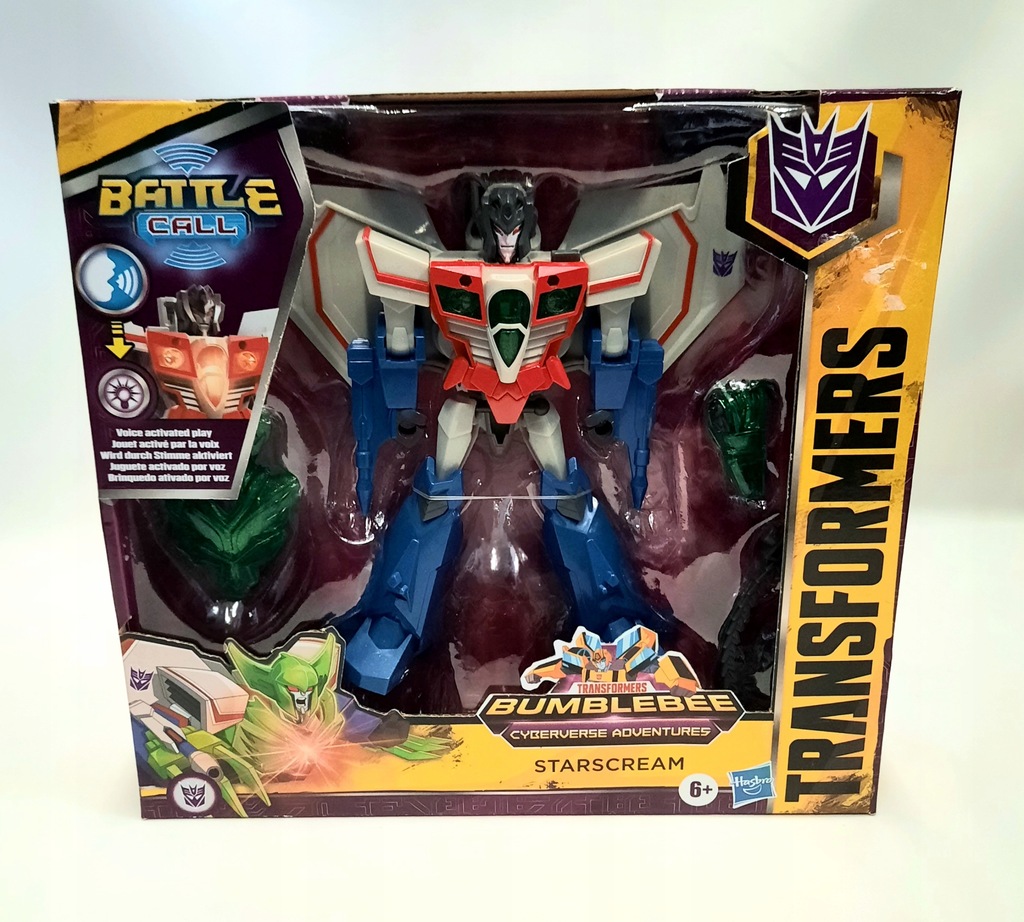 FIGURKA TRANSFORMERS BATTLE CALL STARSCREAM 14 CM - 11251801619 ...