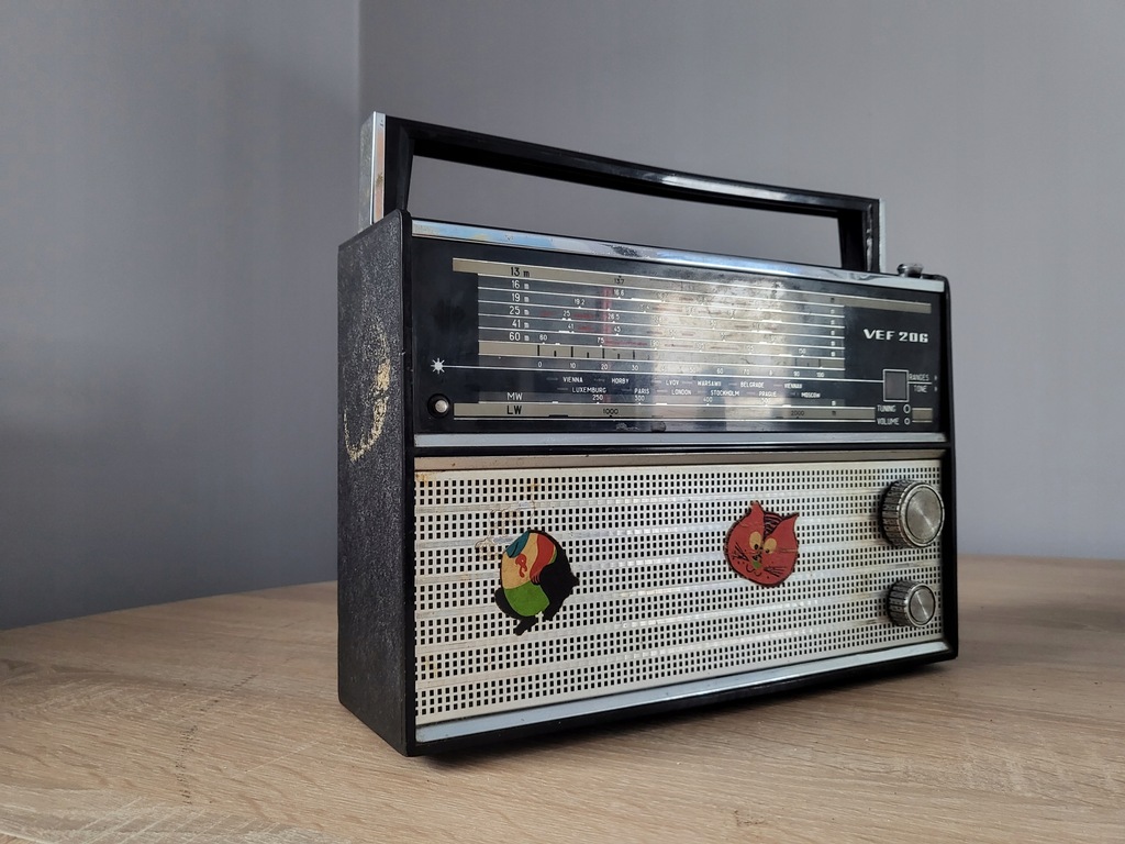 Stare Radio VEF 206 - 13172116514 - oficjalne archiwum Allegro