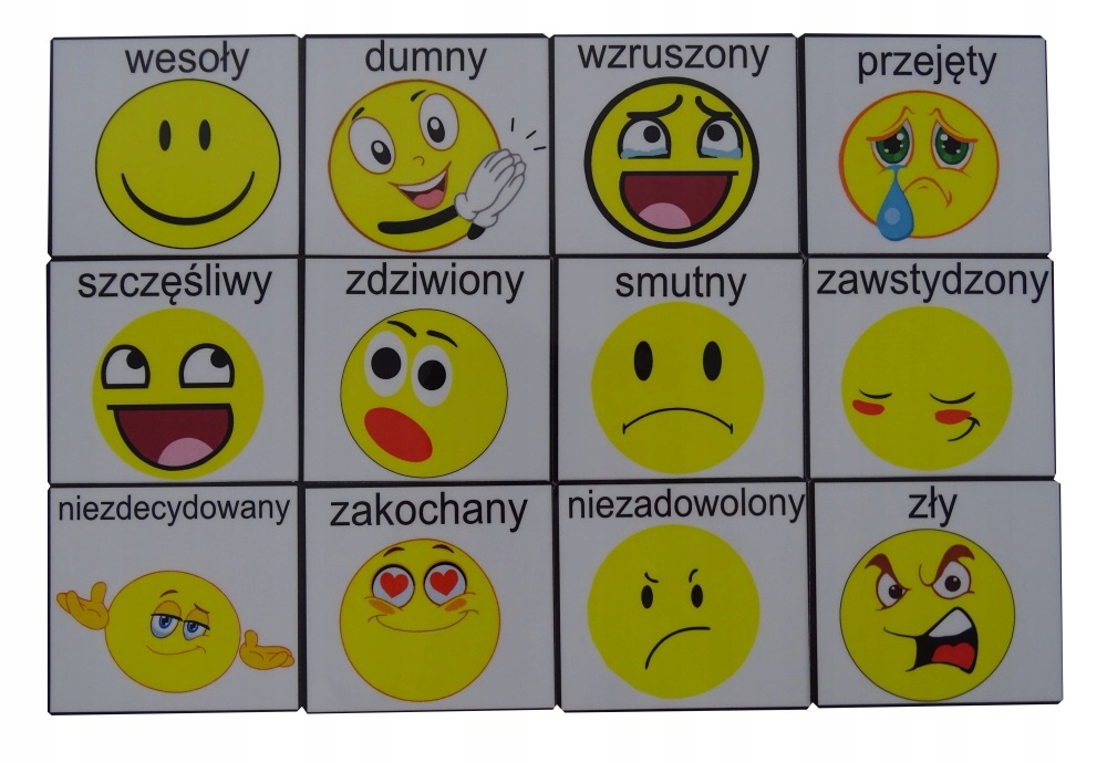 Emocje piktogramy dla dzieci do komunikacji - 7215748297 - oficjalne ...