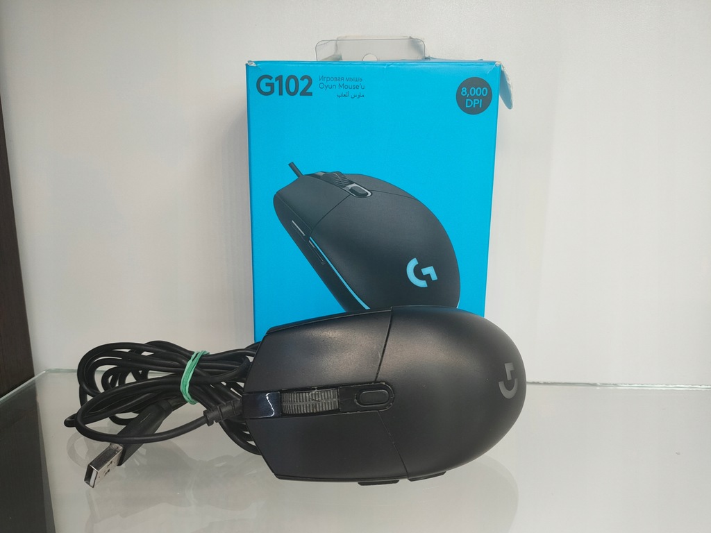 Myszka przewodowa Logitech G102 - 13179651048 - oficjalne archiwum Allegro