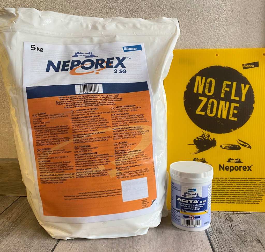 Neporex i Agita skutecznie zwalczy larwy i muchy - 13592029730 ...