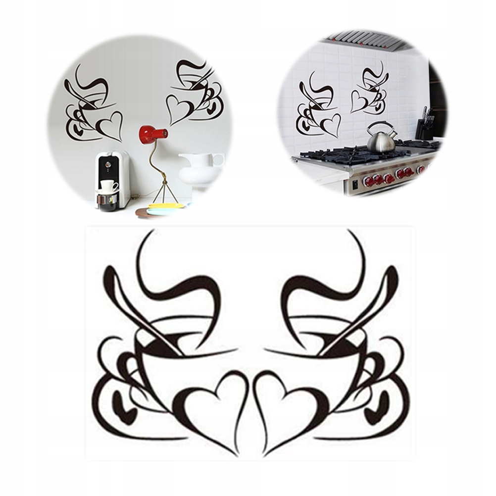 LOGO DECALS WINDOW COFFEE CUP WALL ART MURALS - 15226640638 - oficjalne ...