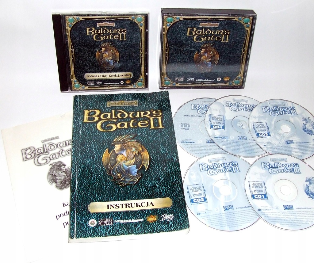 BALDUR'S BALDURS GATE II 2 instrukcja z BIG BOX PL - 11874777812 ...