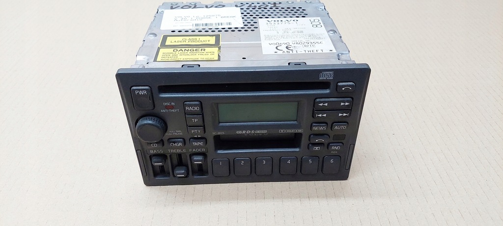Radio Volvo V40 S40 - 14591757502 - oficjalne archiwum Allegro