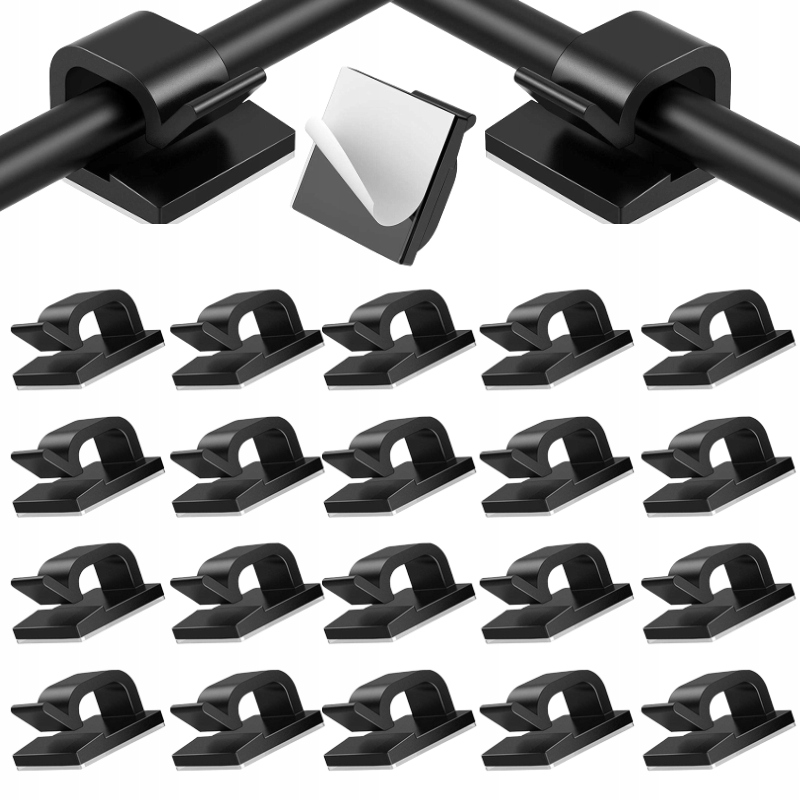 Купить НАБОР 20 ДЕРЖАТЕЛЕЙ-ОРГАНИЗАТОРОВ КАБЕЛЬНЫХ ЗАЖИМОВ НА КЛЕЙЕ: отзывы, фото и ...